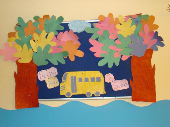 Falling Back To School! - Welcome Bulletin Board Idea – SupplyMe