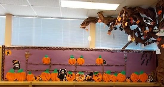 Halloween Cats & Ghost Tree! - Fun Halloween Bulletin Board Idea – SupplyMe