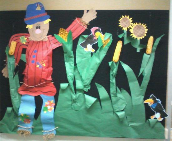 Scaring Up Some Halloween Fun! - Scarecrow Themed Bulletin Board – SupplyMe