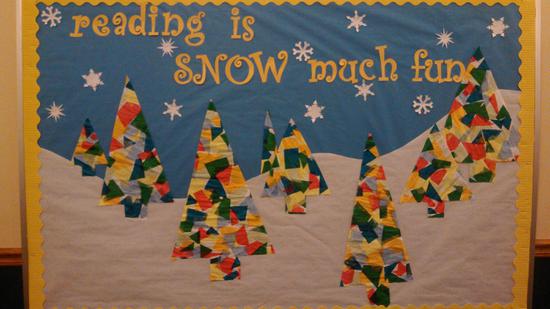 Reading is SNOW Much Fun! - Winter Bulletin Board Idea – SupplyMe