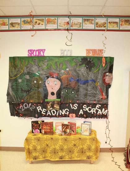 Reading is a Scream! - Library Halloween Bulletin Board – SupplyMe