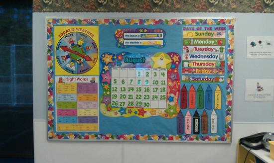 Preschool and Kindergarten Back-To-School Calendar Board – SupplyMe