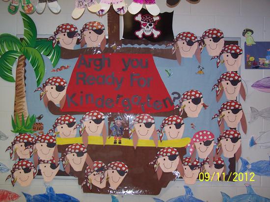 Argh You Ready For Kindergarten?! - Pirate Back-To-School Bulletin Boa ...